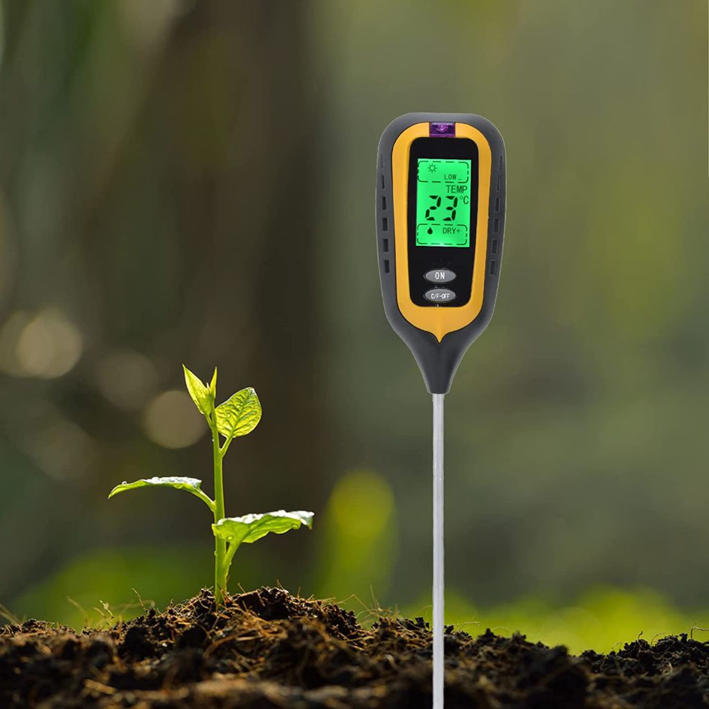 Купить Amtast PH-400 Прибор контроля параметров почвы 4 в 1, цена