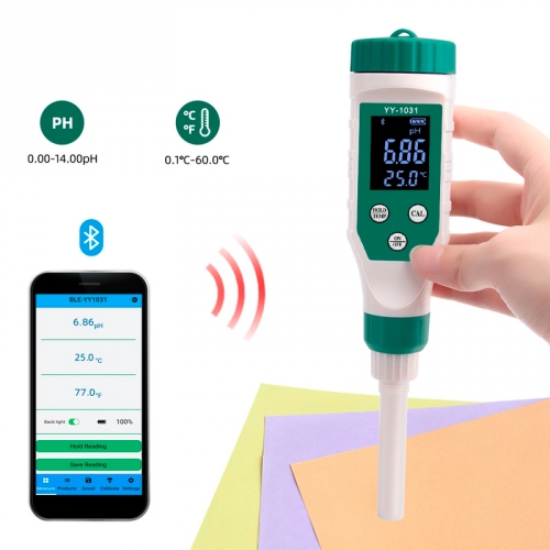 Купить HTI PH-1031 pH метр для бумаги, кожи, кремов, фруктов и любых ...